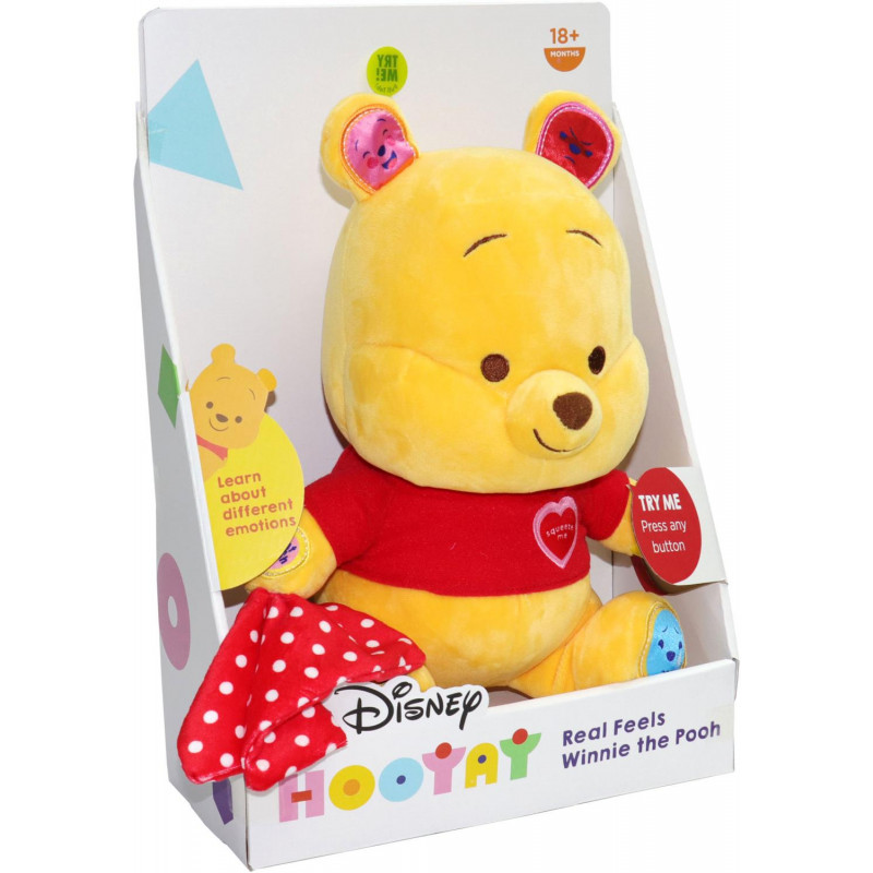 Disney Hooyay Real Feels Winnie The Pooh Plush - Afterpay