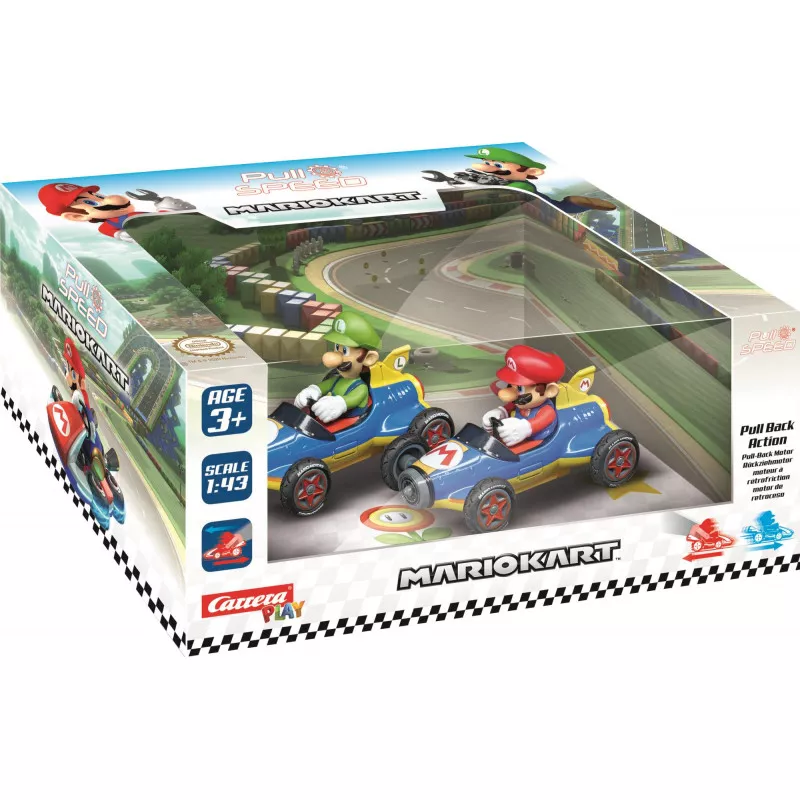 Mario Kart Twin Pack - Mach 8 Mario & Luigi - Afterpay