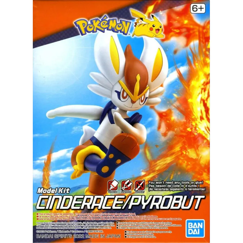 Hobby Kit Pokemon Model Kit Cinderace - Afterpay Available!