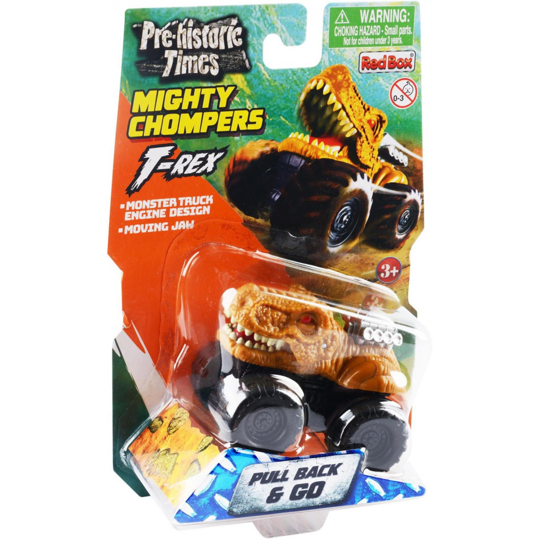 Pull Back Mighty Chompers Trucks Assorted - Afterpay