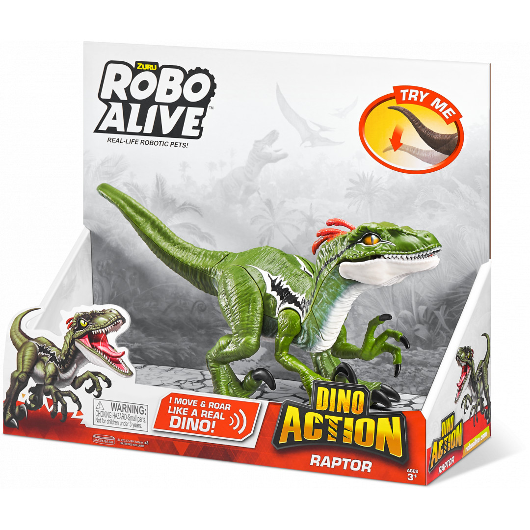 Robo Alive Dino Action Raptor Assorted - Afterpay Available!