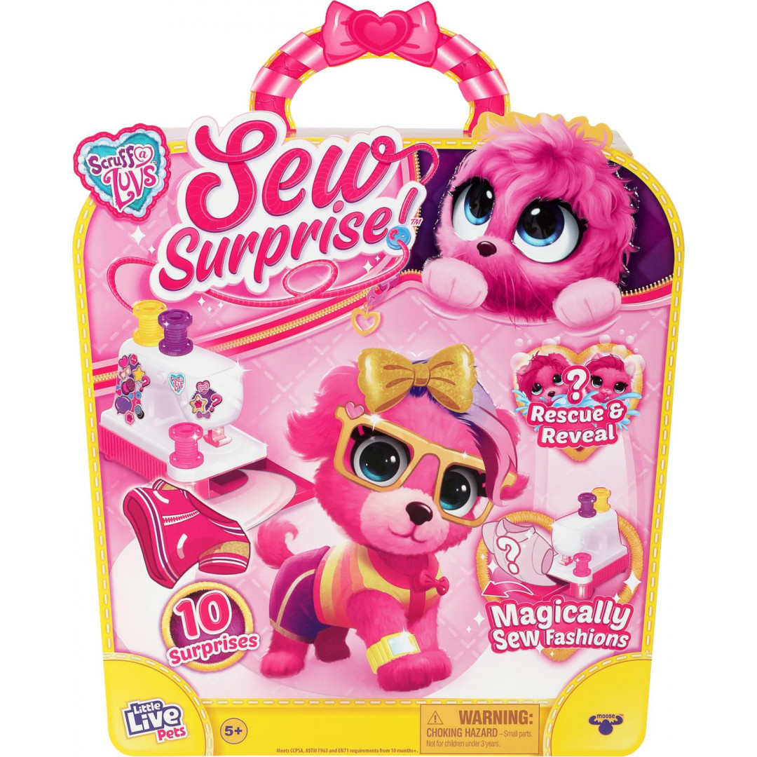 Little Live Pets Scruff-A-Luvs Sew Surprise S1 Playset Assorted