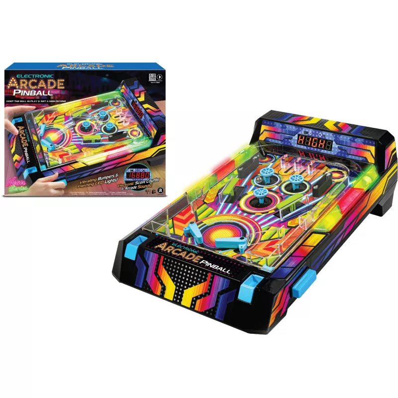 Electronic Arcade Pinball (Neon) - Afterpay Available!