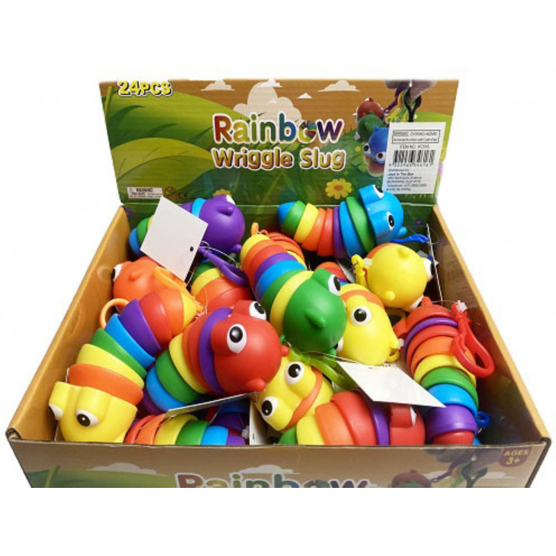 Flexible Fidget Caterpillar Keyclip | Mr Toys Toyworld