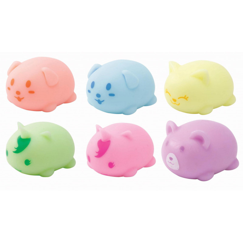Glow In The Dark Squishy Pets Asst - Afterpay Available!
