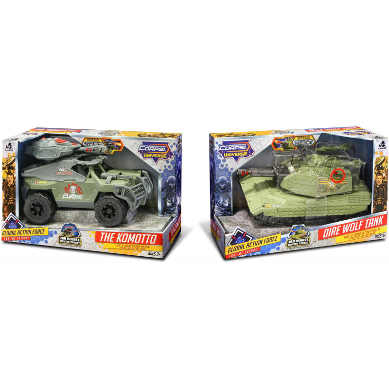 The Corps! Universe - Light & Sound Dire Wolf Tank