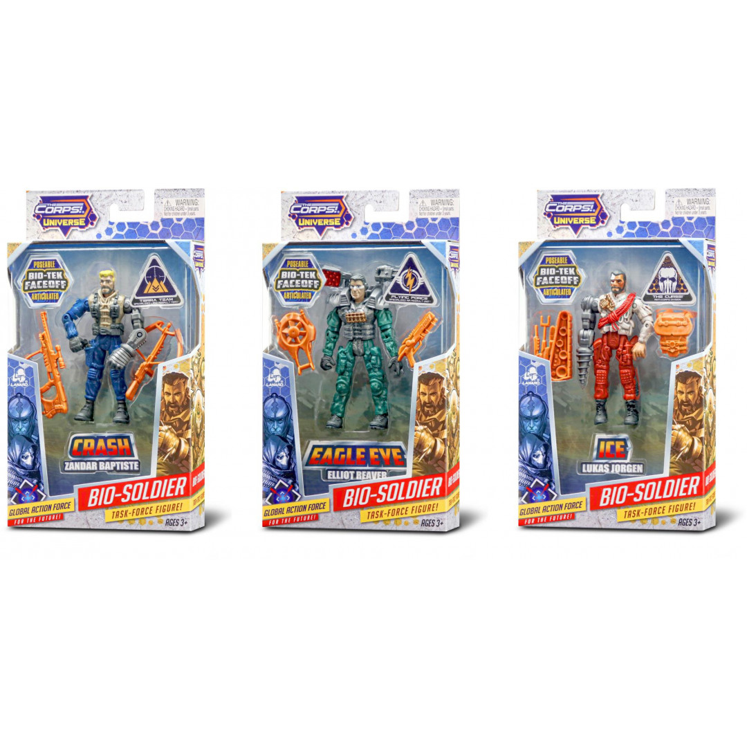 The Corps! Universe - Bio-Tek Figure Assorted - Shop Now!