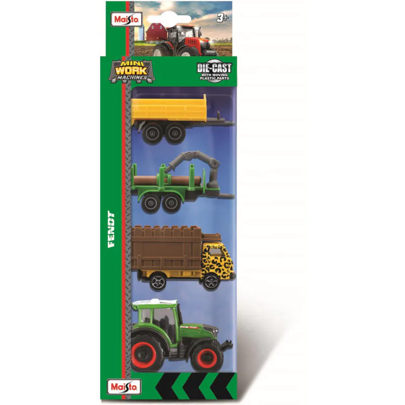 Mini Work Machines Farm 4-Pack Assorted - Afterpay