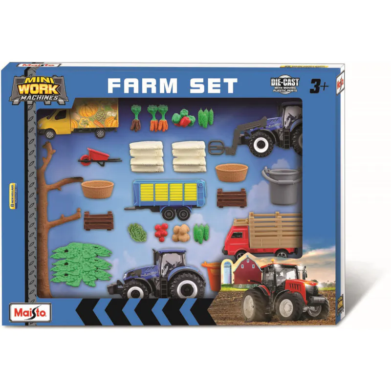 Mini Work Machines Super Farm Play Set Assorted