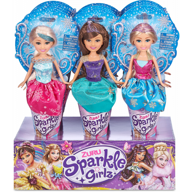 Sparkle Girlz 10.5" Winter Princess Doll Assorted