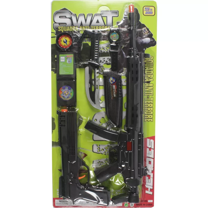 Police Swat 7Pce Set - Afterpay Available!