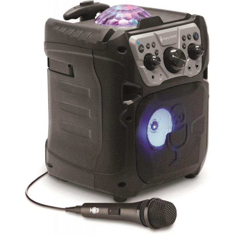 Singing Machine Mini Fiesta- Bluetooth® + Light Show