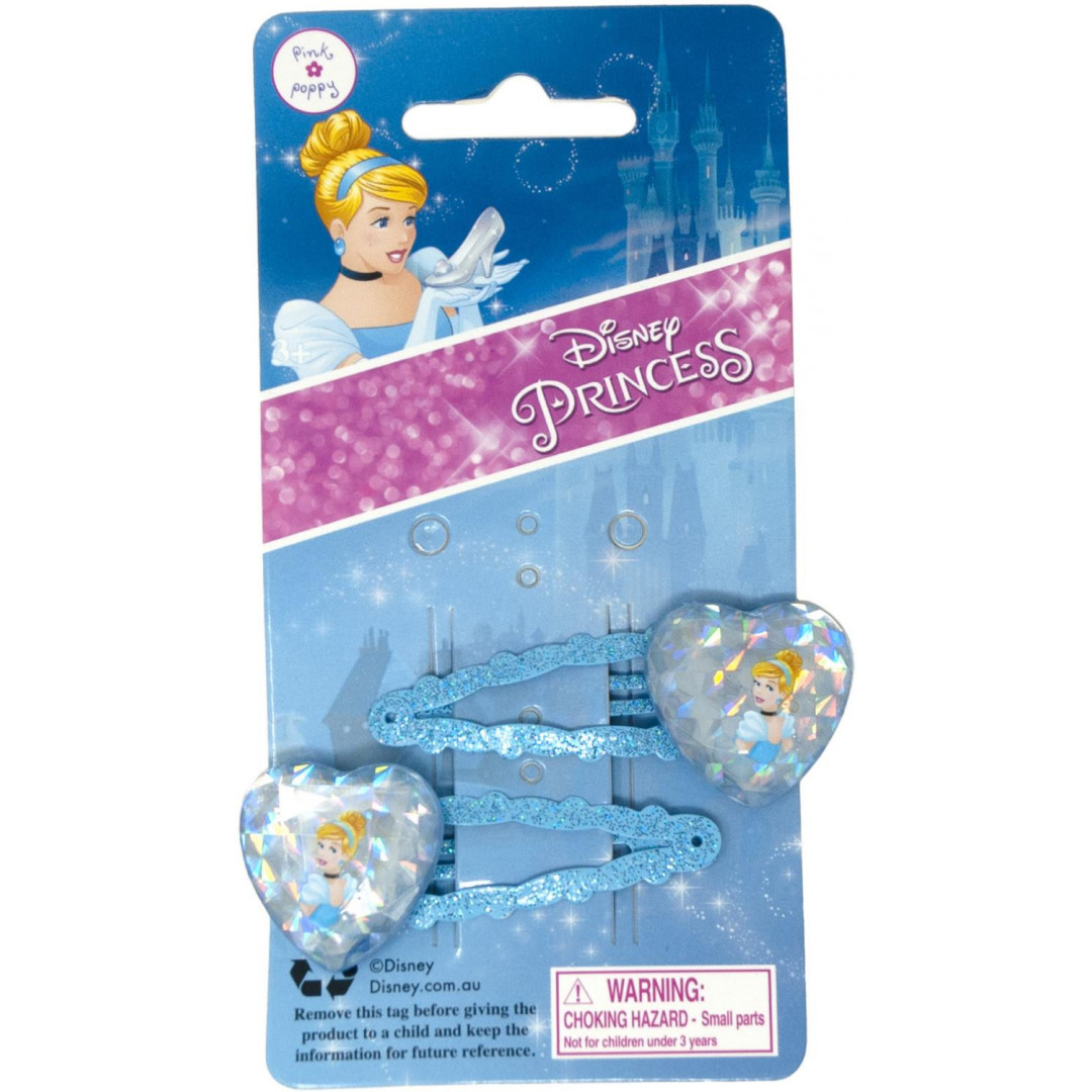 Pink Poppy - Cinderella Heart Gem Snapclips - Shop Now!