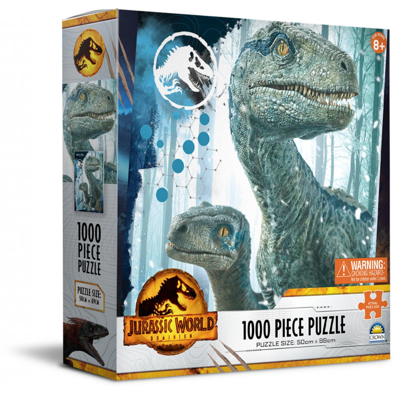 Jurassic World: Dominion 1000Pce Crown Puzzle Assorted