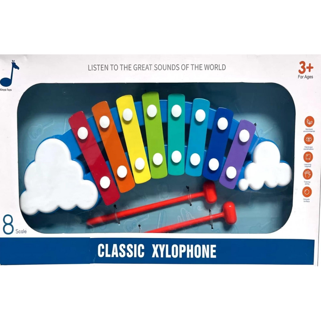 Rainbow Cloud Xylophone | Mr Toys Toyworld