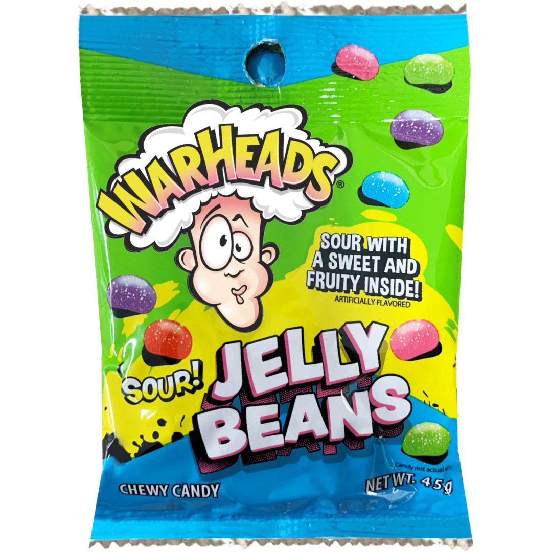 Warheads Sour Beans 45g | Mr Toys Toyworld