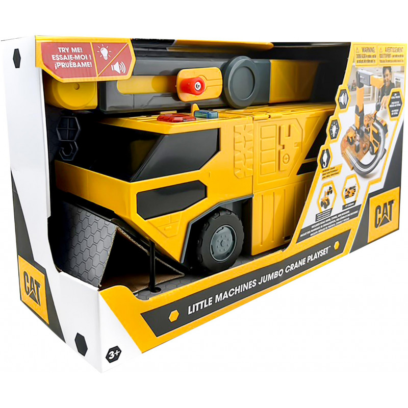 CAT Little Machines Jumbo Crane Playset | Mr Toys Toyworld