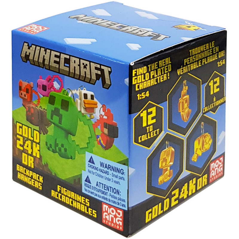 Minecraft Collectible Backpack Hangers Assorted | Mr Toys