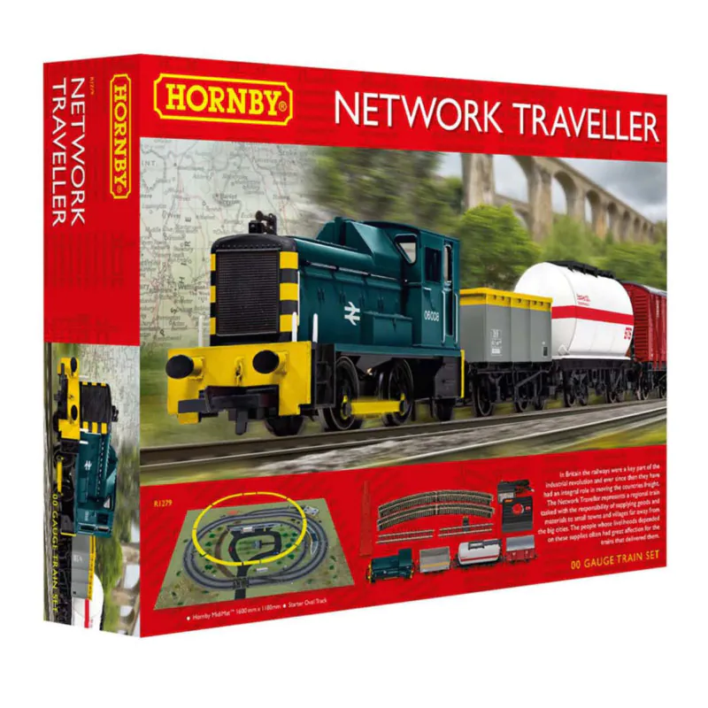 Hornby Network Traveller Train Set - Afterpay Available!