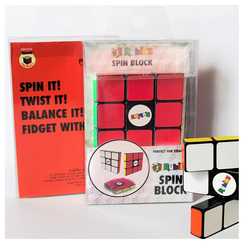 Rubik's Spin Block Red - Afterpay Available!