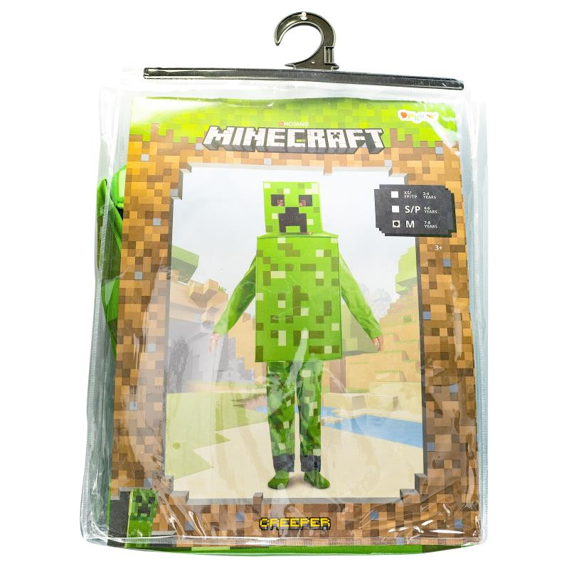 Minecraft Creeper Fancy Dress Costume 7-8 - Afterpay