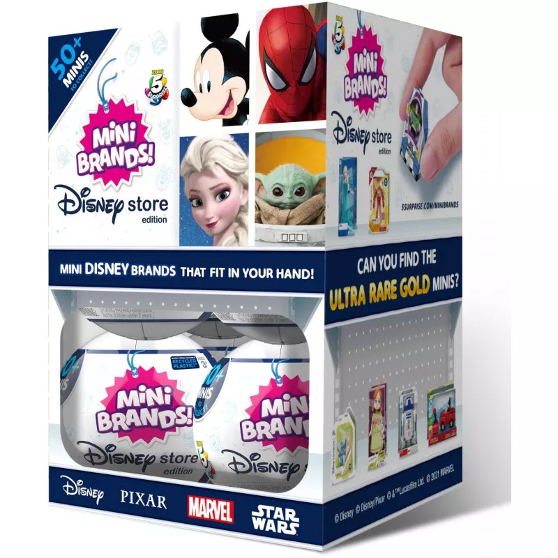 5 Surprise Disney Store Mini Brands Series 1 Asst