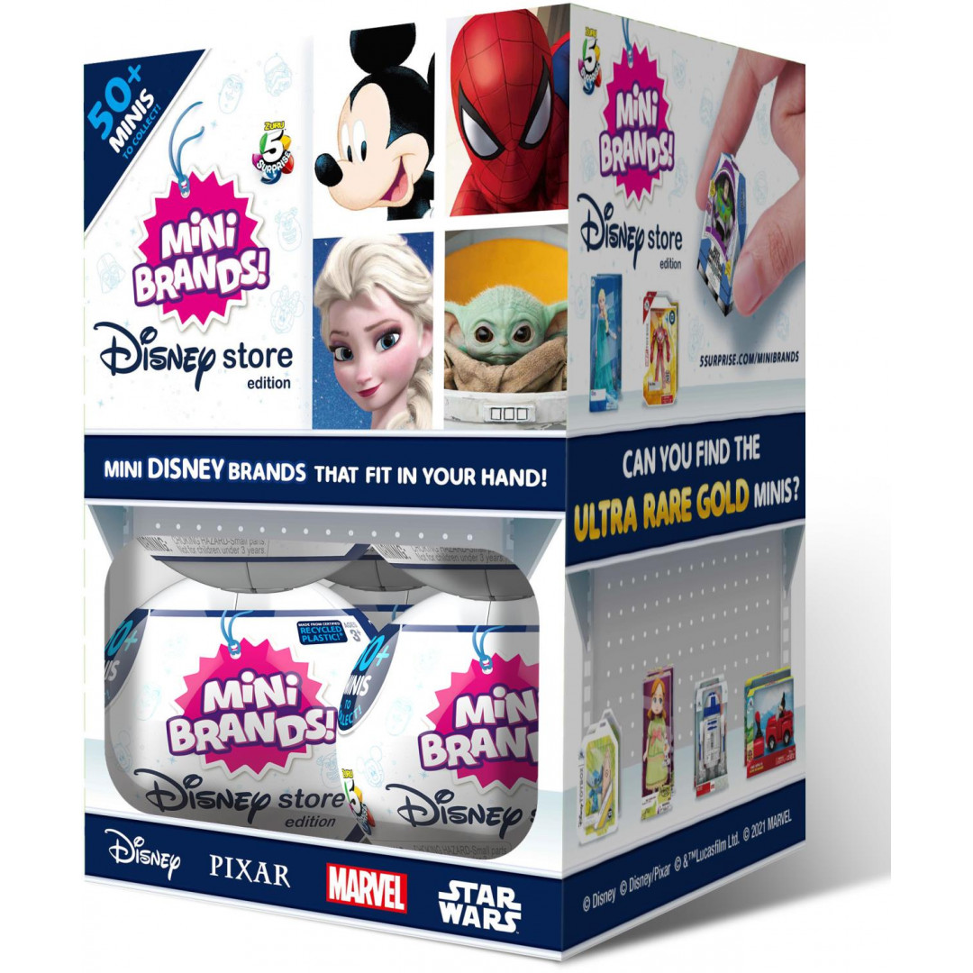 5 Surprise Disney Store Mini Brands Series 1 Asst