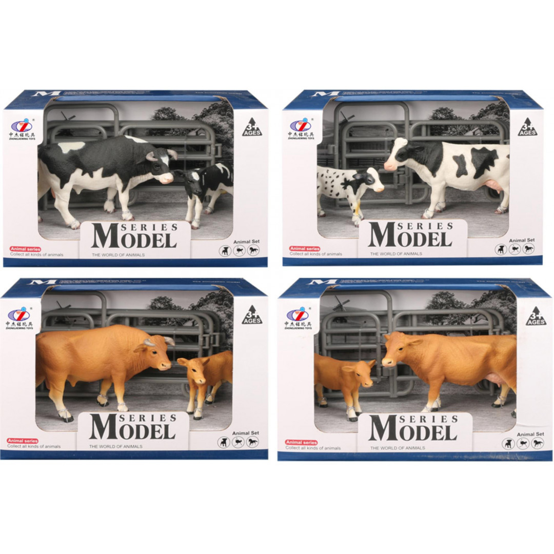 Twin Cow Set 4 Styles Assorted | Mr Toys Toyworld