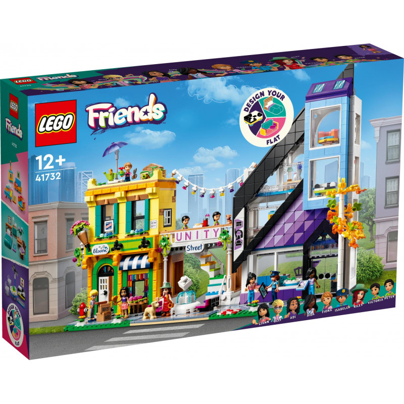 LEGO Friends Downtown Flower and Design Stores 41732