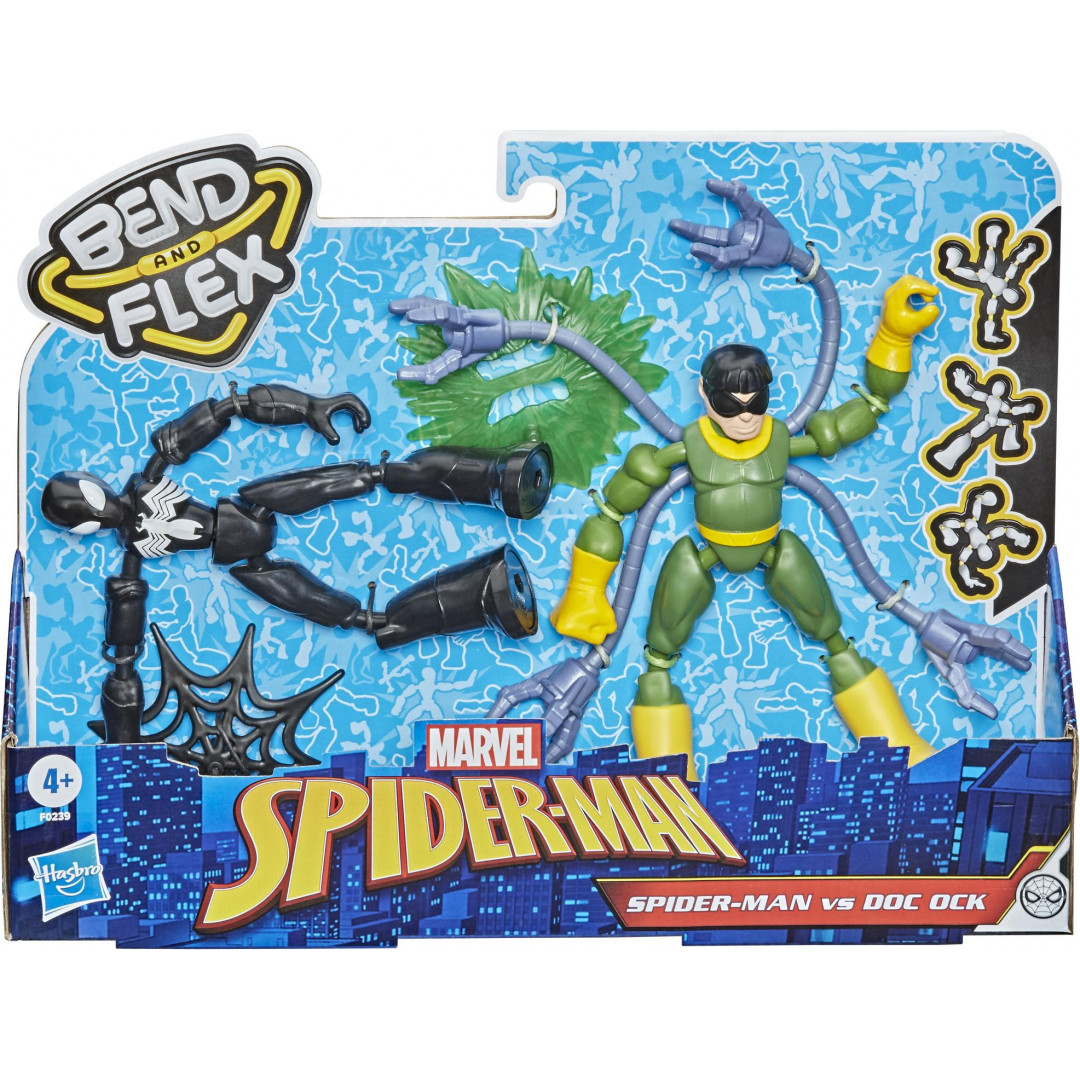 Spider-Man Bend And Flex Spider Man Vs Doc Ock | Mr Toys Toyworld