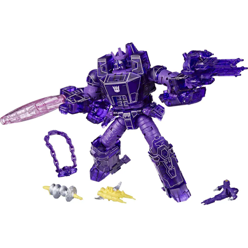 Transformers Generations Leader Clear Galvatron Unicron