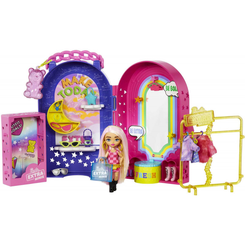 Barbie Extra Minis Boutique Playset With Doll - Shop Now!