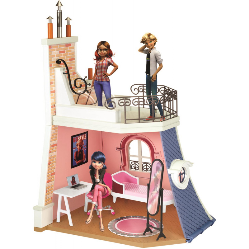 Miraculous Marinette's 2 in 1 Bedroom & Balcony Playset.