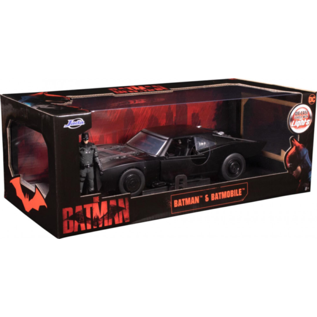 The Batman - Batmobile With Batman 1:18 | Mr Toys Toyworld
