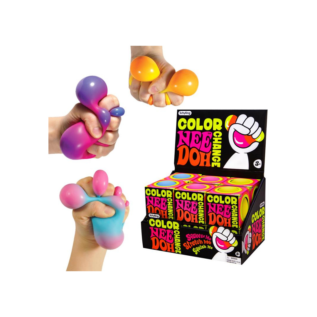 Schylling - Colour Changing Nee-Doh Stress Ball - Afterpay