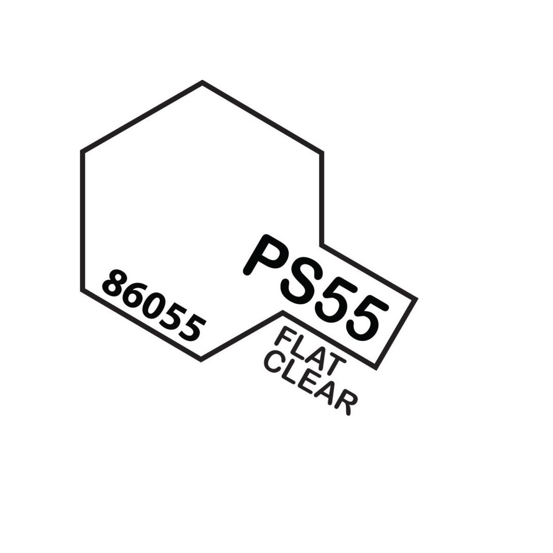 Tamiya PS-55 Flat Clear | Mr Toys Toyworld