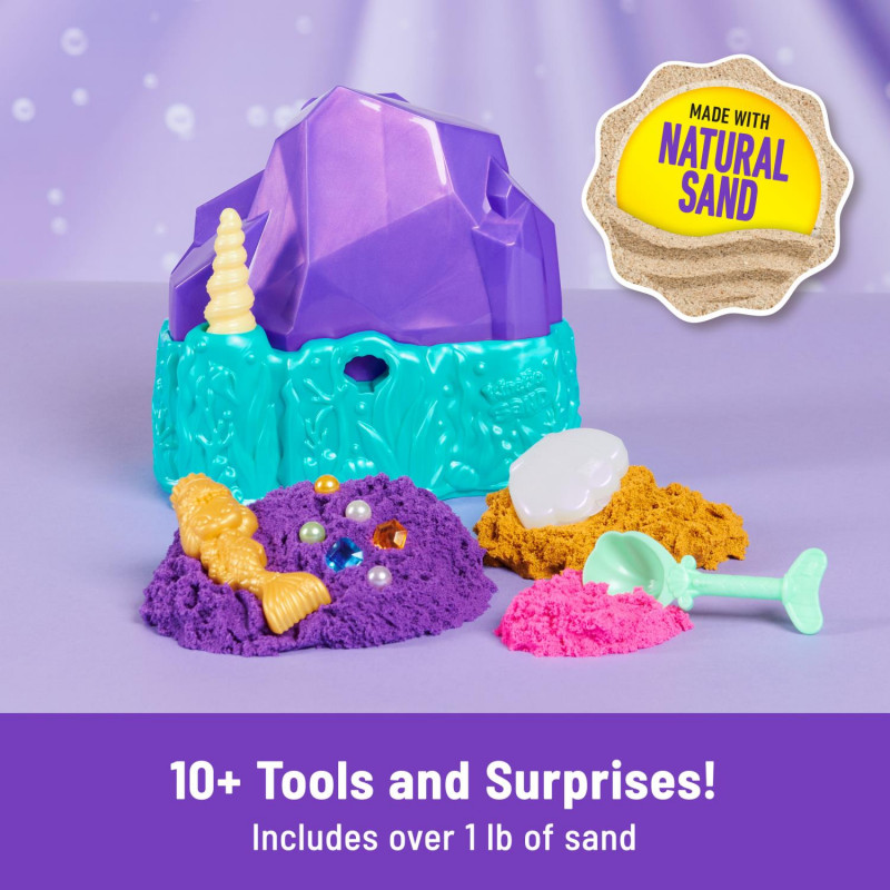 Kinetic Sand Mermaid Crystal Playset - Afterpay Available!