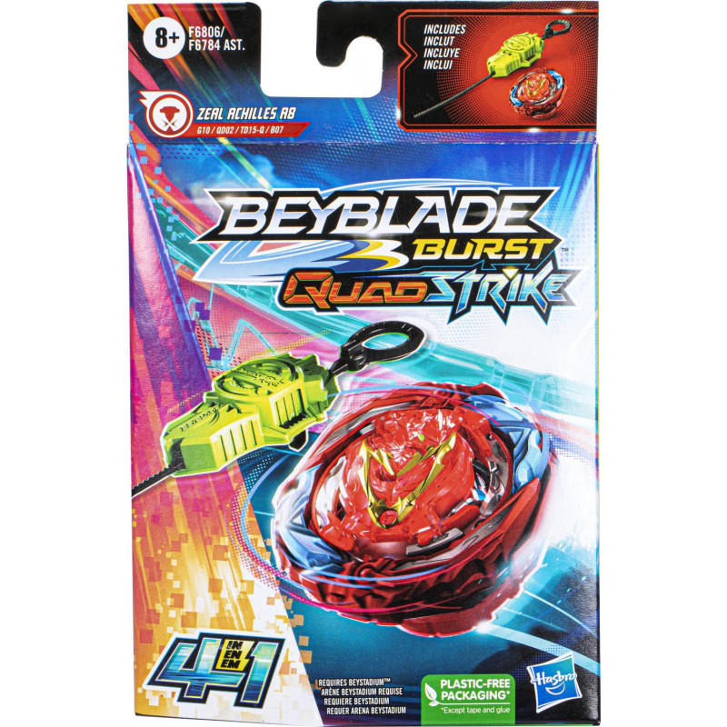 Beyblades Quadstrike Zeal Achilles | Mr Toys Toyworld