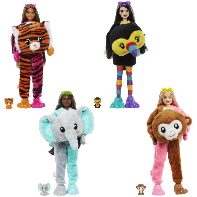 Barbie Cutie Reveal Jungle Series Doll - Tiger. Shop Now!