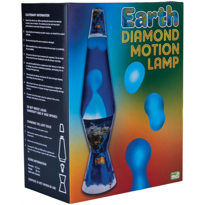 Diamond Motion Lamp Earth | Mr Toys Toyworld