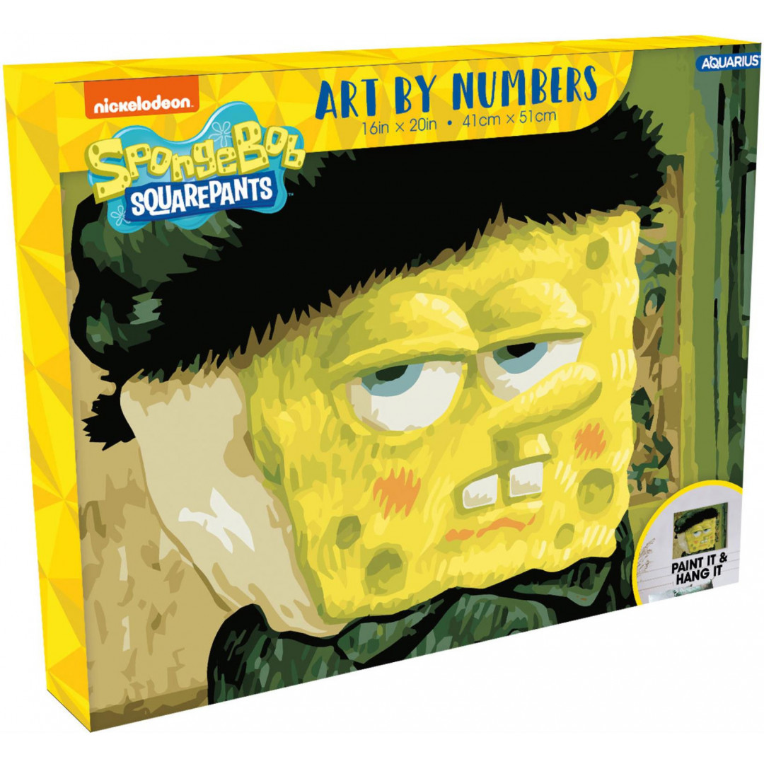 Spongebob Van Gogh Art By Numbers - Afterpay Available!