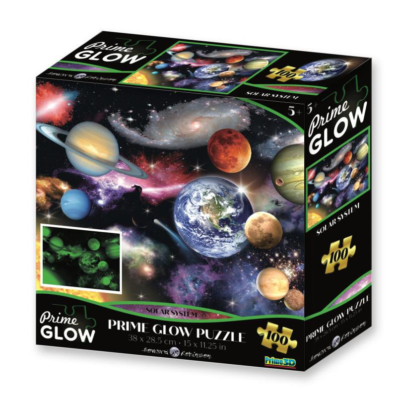 Super 3D 100Pc Glow In The Dark Puzzle Assortment