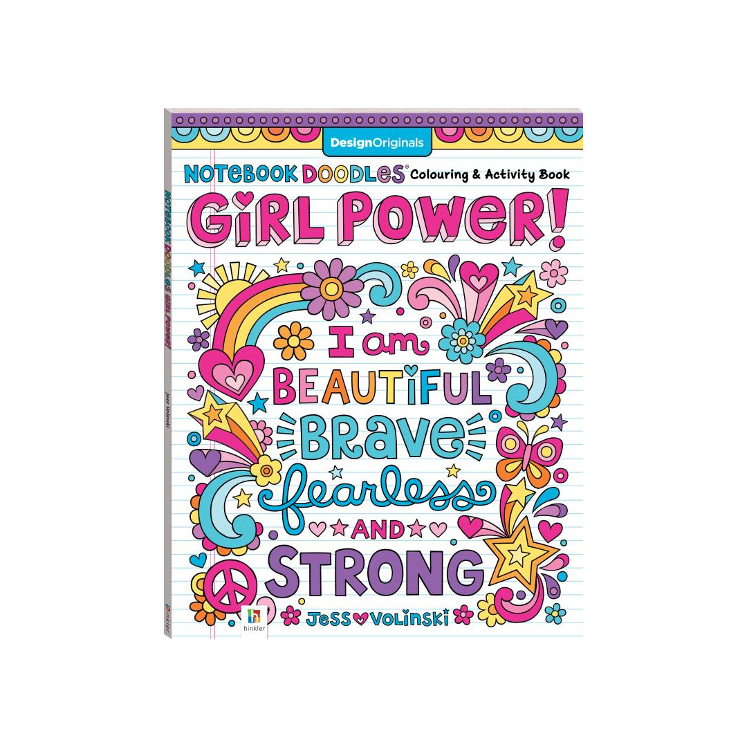 Notebook Doodles: Girl Power - Afterpay Available!