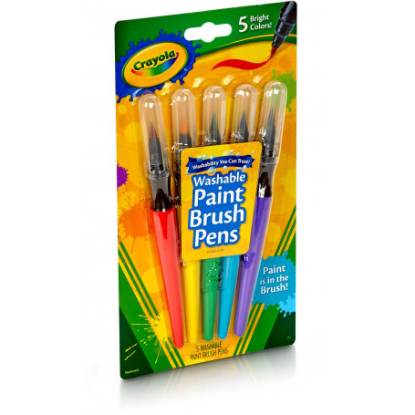 Crayola 5 Paint Brush Pens - Classic - Afterpay Available!