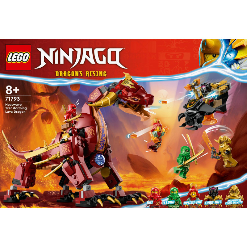 LEGO Ninjago Heatwave Transforming Lava Dragon 71793