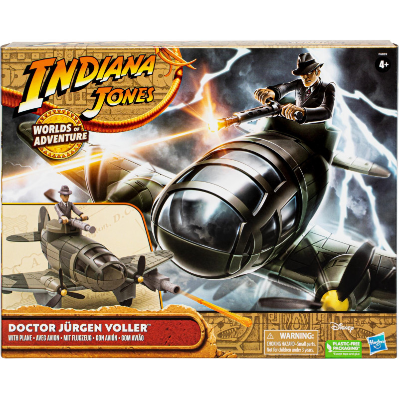 Indiana Jones Doctor Jurgen Voller With Plane - Afterpay