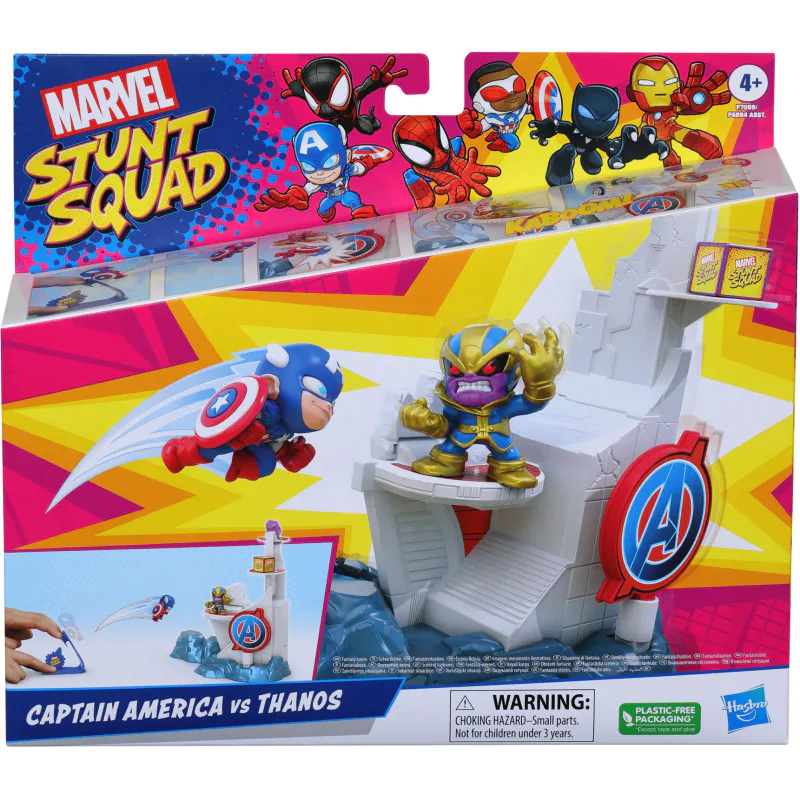 Marvel - Cap Stunt Squad Mini Playset - Afterpay Available!