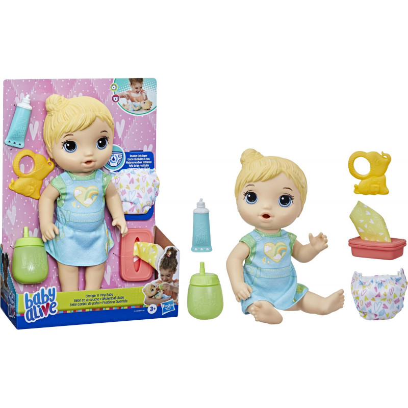 Baby Alive Change N Play Baby Blonde Hair - Shop Now!