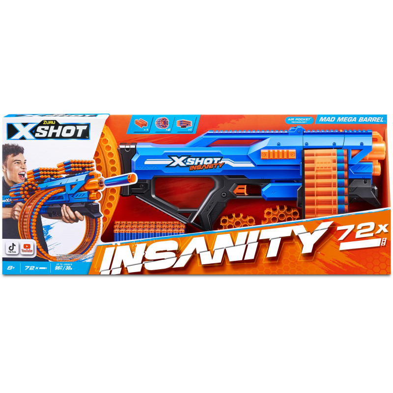 Zuru X-Shot Insanity Mega Barrel - Afterpay Available!