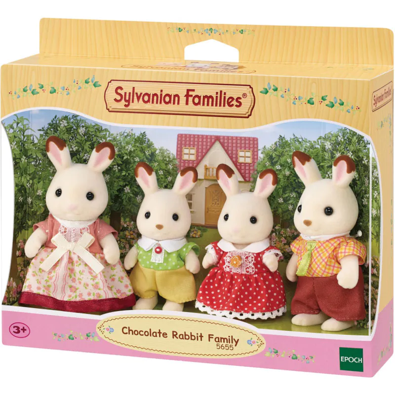 Sylvanian Families - Chocolate Rabbit Family - Afterpay